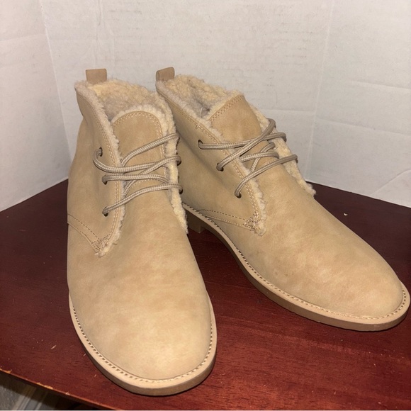 Seven Dials | Shoes | Seven Dials Tan Lace Up Boots With Suede Finish ...